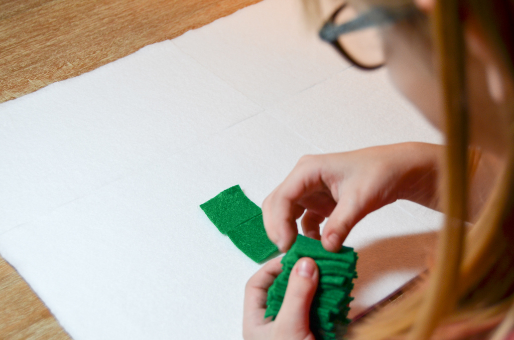 Felt Minecraft Busy Board